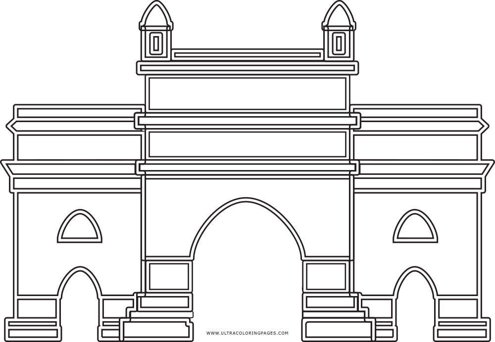 Gateway Of India Coloring Page - Free gateway of india Coloring Page ...